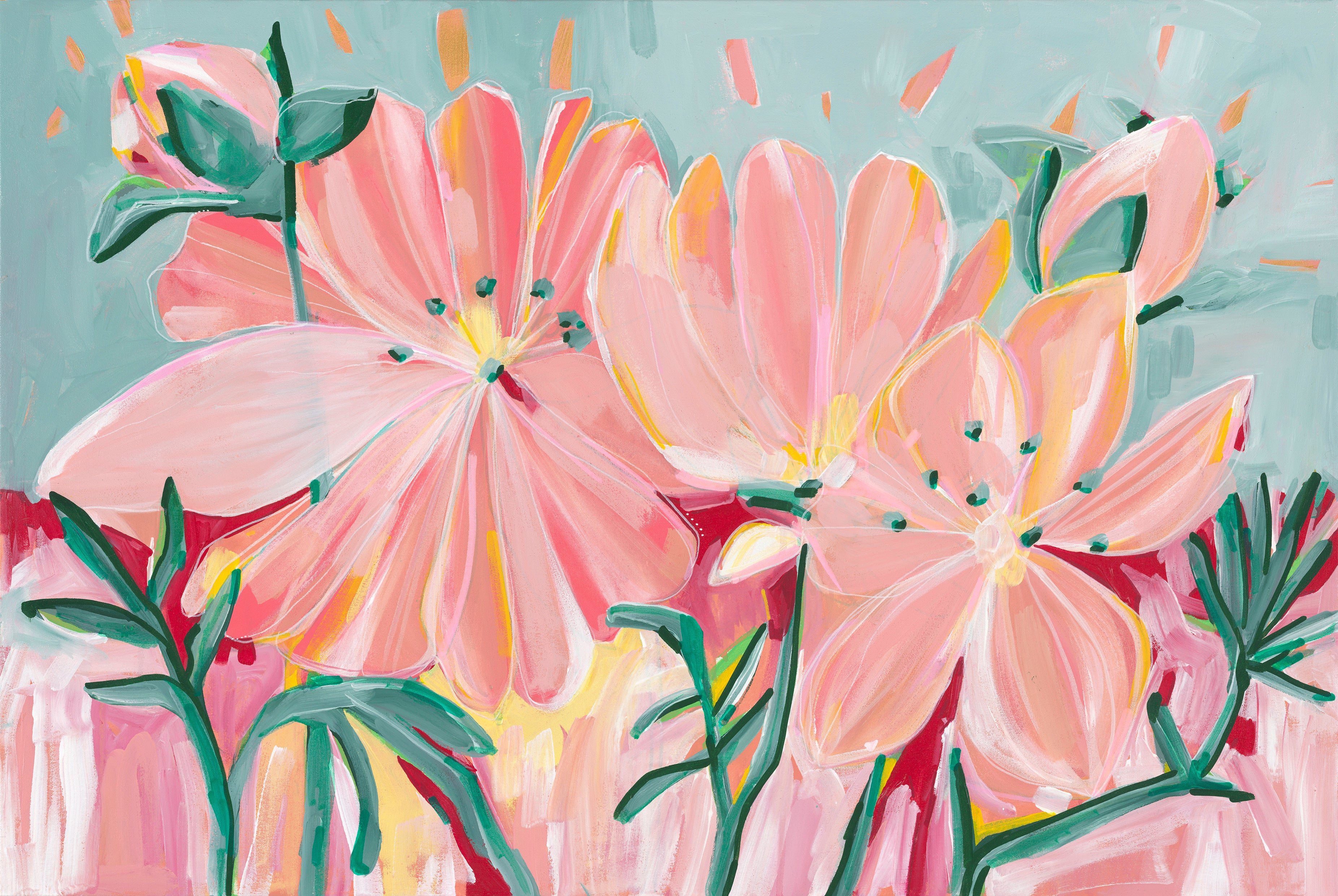 SOLD OUT October Cosmos Floriography Prints | Renee Goulding Art